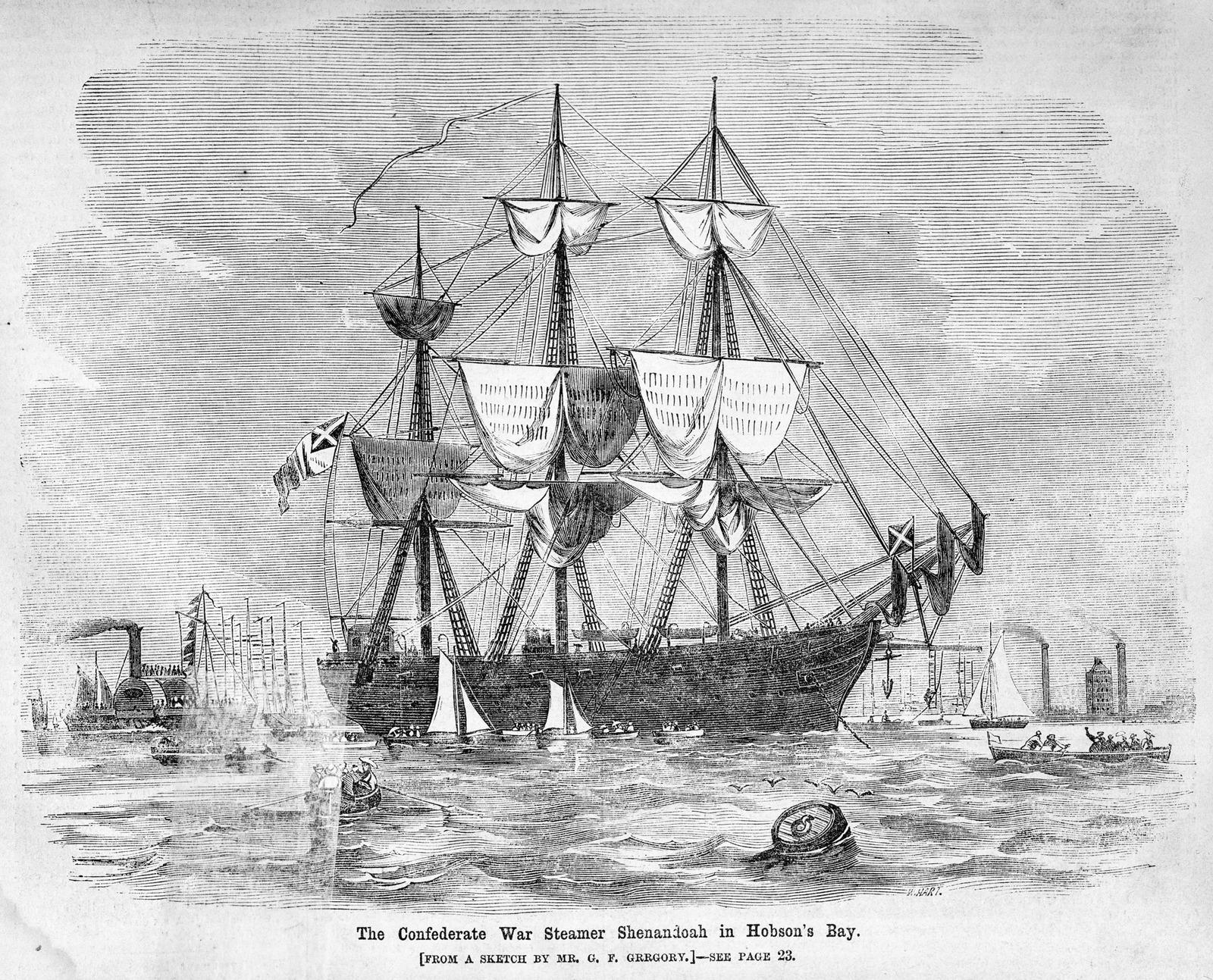 The CSS Shenandoah: Victoria’s link to the American Civil War. – Tales ...