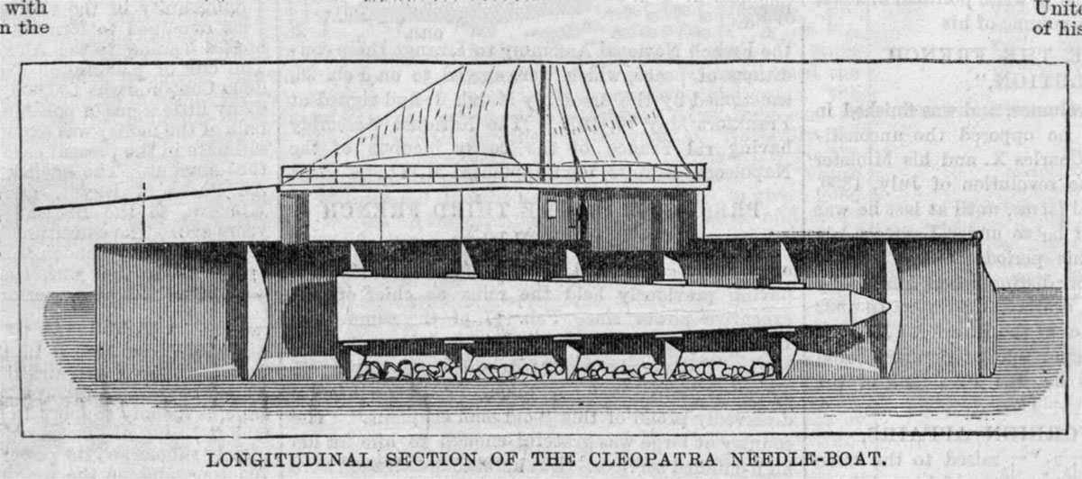Shipping Cleopatra’s Needle – Tales from the Quarterdeck
