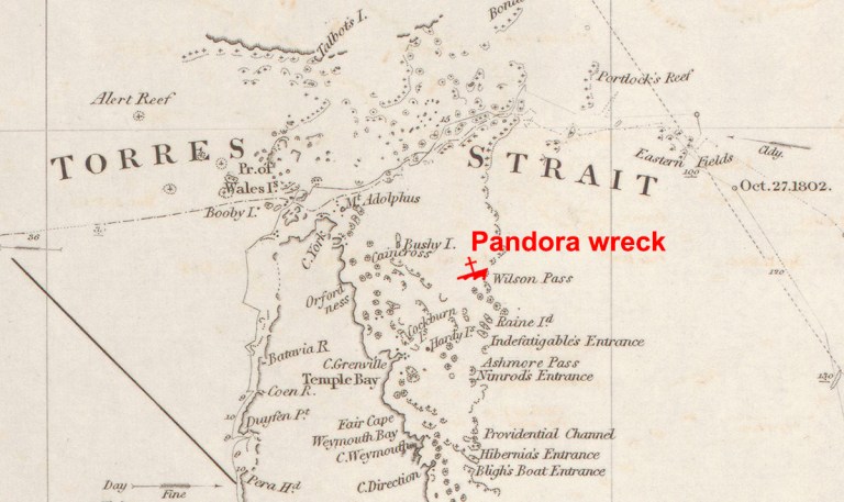 HMS Pandora: Queensland’s earliest recorded shipwreck – 1791 – Tales ...